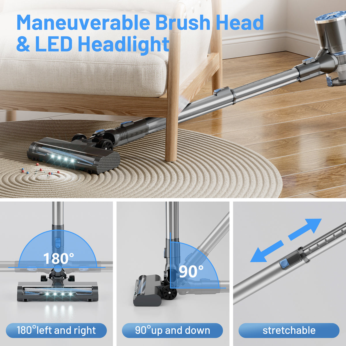 Vanpopubs Cordless Vacuum Cleaner WC01 – PRETTYCARE